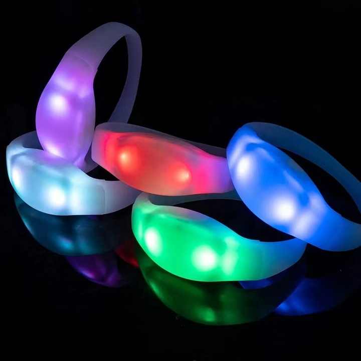 Music Festival Color Change Sound Activated LED Wristbands