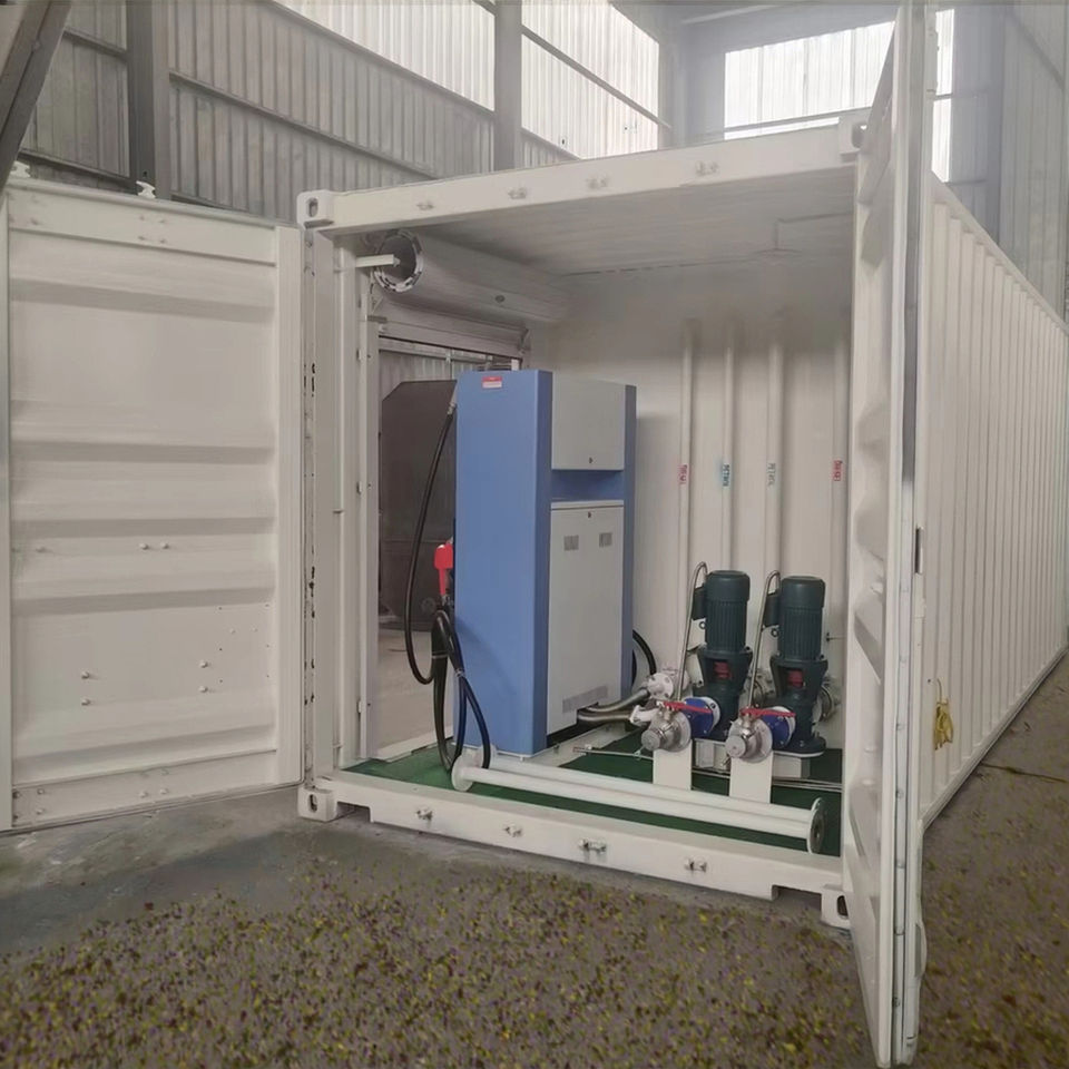 20-foot Container Mobile Gas Station Bulk Fuel Liquid Storage Container ...