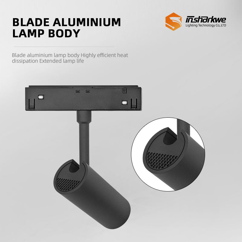 Ultra Slim 15mm Modern Dimmable Smart COB LED Magnetic Track Light ...