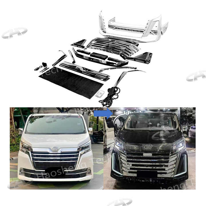 High Quality Car Bumpers Body Kit for GranAce Majesty 2019+ Hiace Super ...