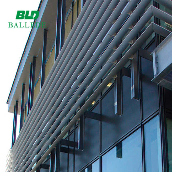 Modern House Design Sun Shade - Prefabricated Aluminium Louver