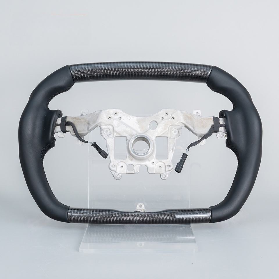 Carbon Fiber Steering Wheel Modification for Tesla Cybertruck Style ...