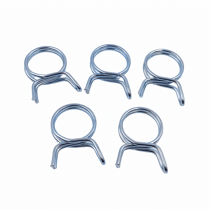 Wholesale Galvanize Steel Fuel Hose Clamp Custom Double Wire Automotive ...