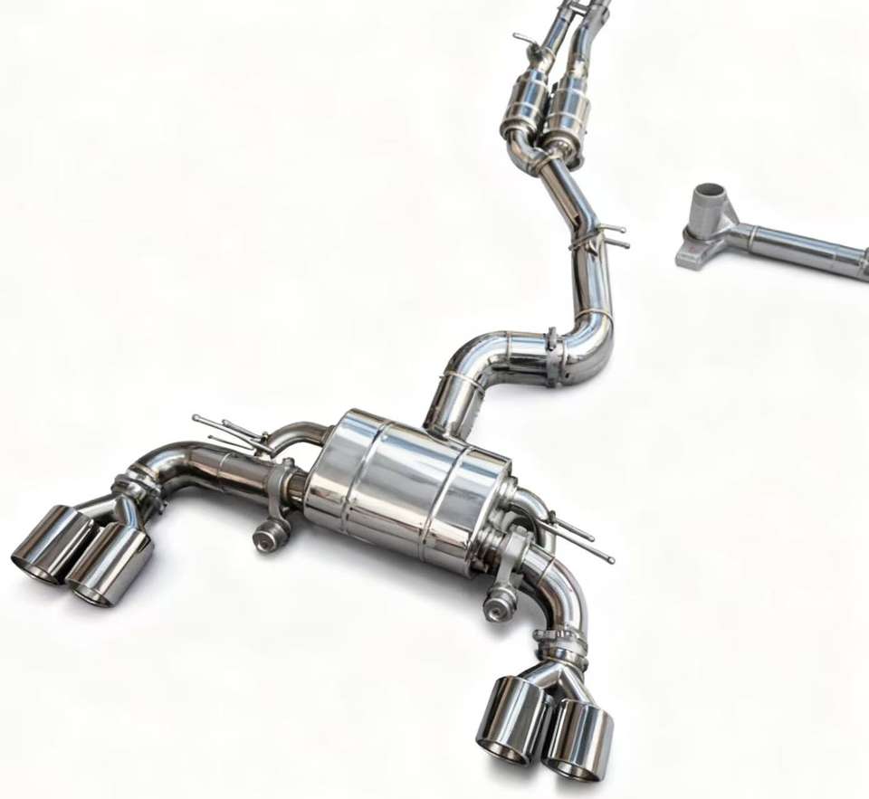 EXR OEM Valvetronic Exhaust Pipes for Audi TT/TTS 2.0T Stainless Steel ...