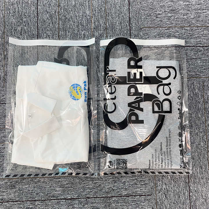 Transparent Clear Paper Pouch Bags See Through Self Seal FSC Cellulose ...
