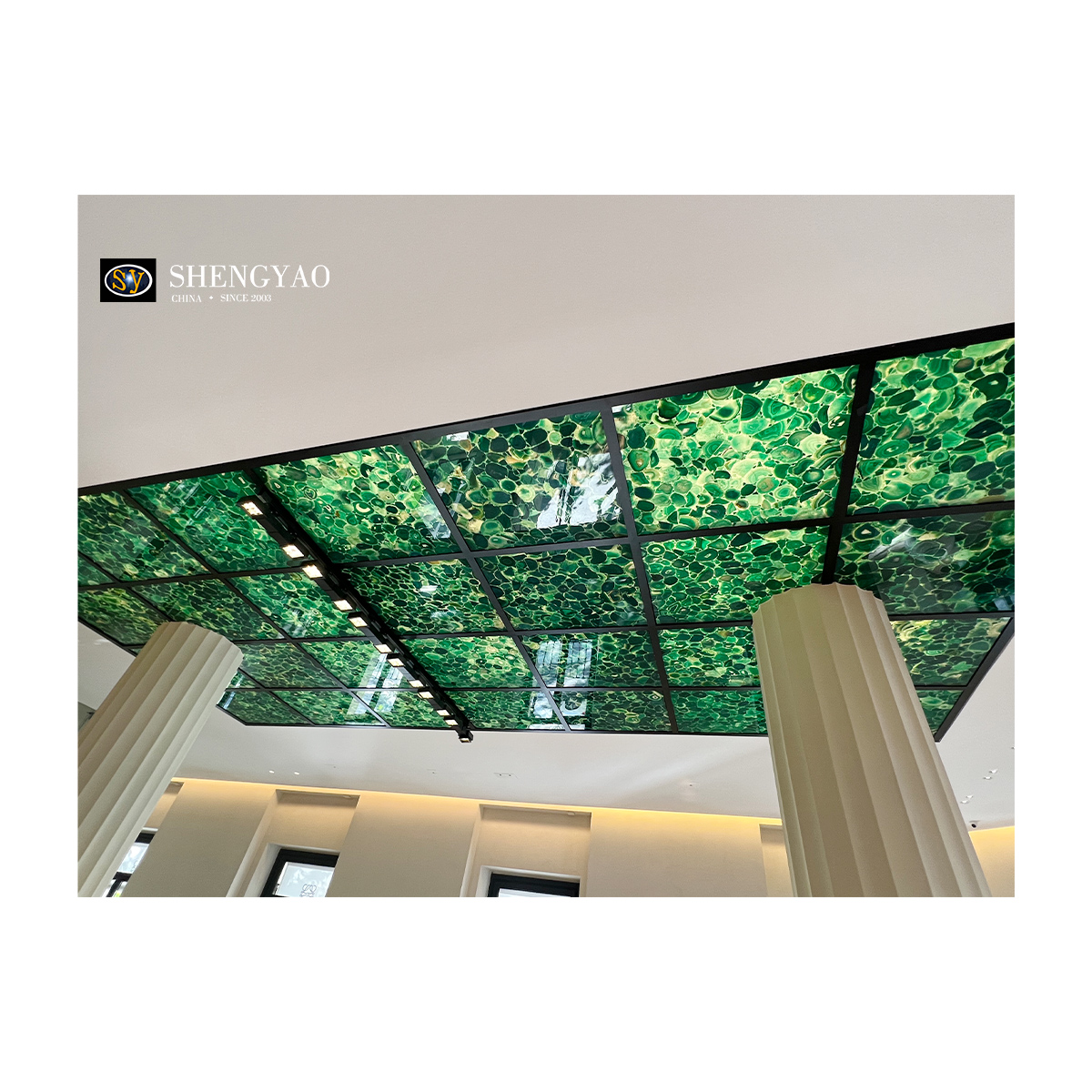 Wholesale backlit onyx ceiling For Glamorous, Reflective Surfaces ...