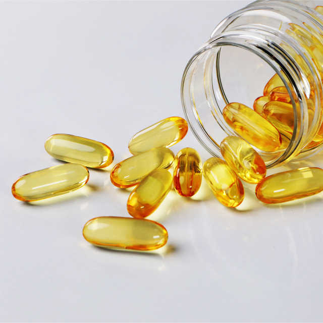 OEM Crude 1000mg Fish Oil Softgel Capsules Fish Oil Omega 3 Capsule in ...
