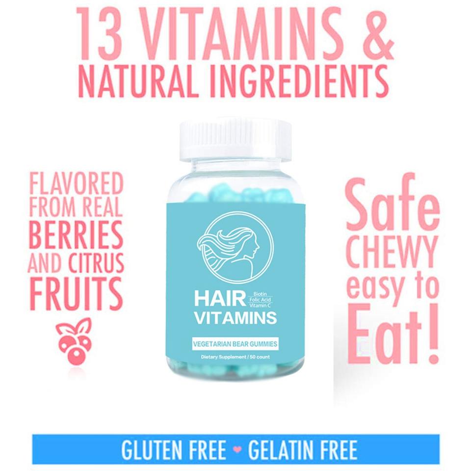 Vitahealthy OEM/ODM Private Label Factory Supply Hair Vitamin Gummy ...