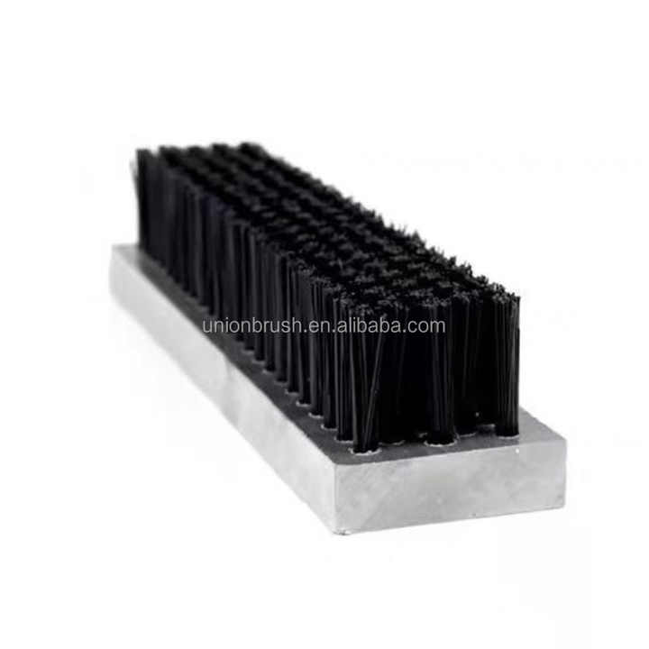 Heavy Duty PVC Board Strip Brush PP Long Bristle Plate Strip Industrial ...