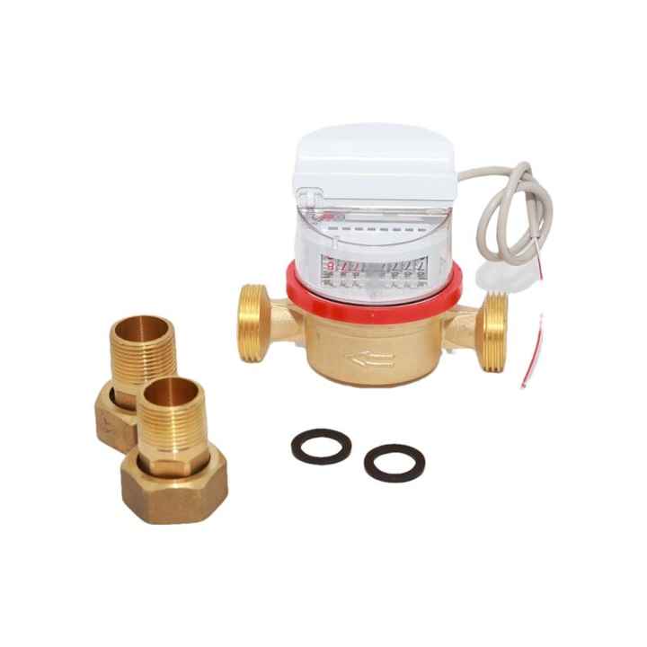 RS 485/ Mbus DN15 Single Flow Pulse Water Meter for Household Use ...