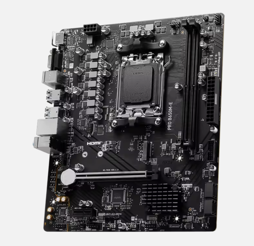 MSI PRO B650M-E AM5 Socket Brand New Gaming Desktop Motherboard DDR5 ...