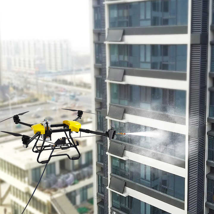 High Efficiency Electric Wall Building Cleaning Drones Remote Control ...