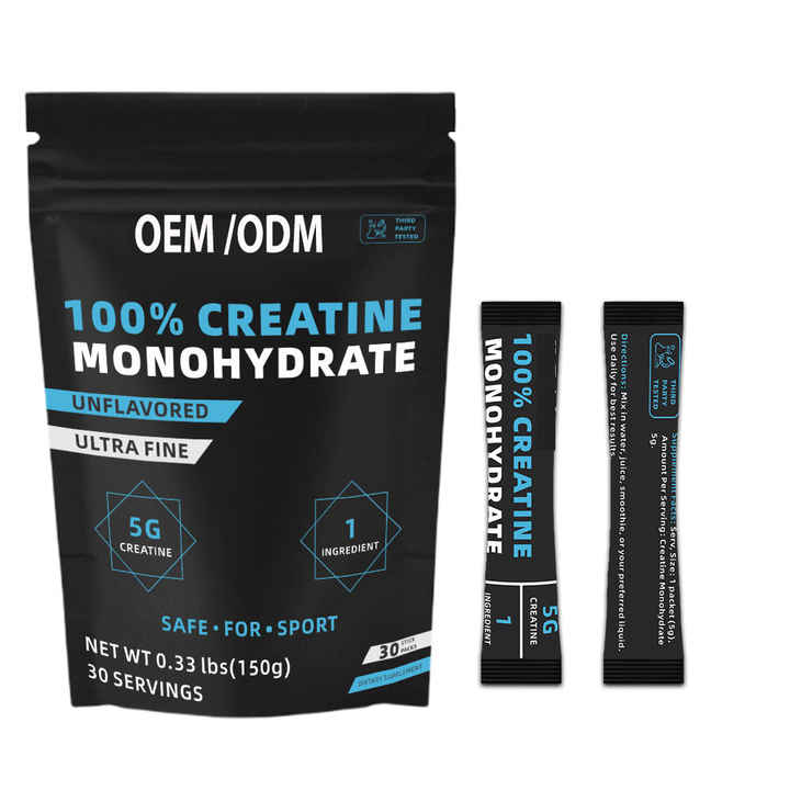 100% Fine Micronized Creatine Monohydrate Powder Packets Single Serve ...