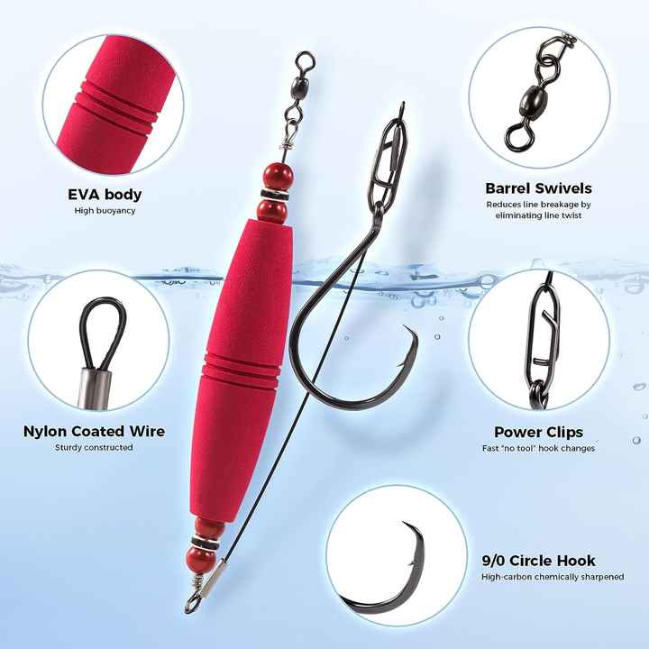 2.5inch 3inch EVA Foam Fishing Bobbers Buoys Poping Cork EVA Foam Peg ...