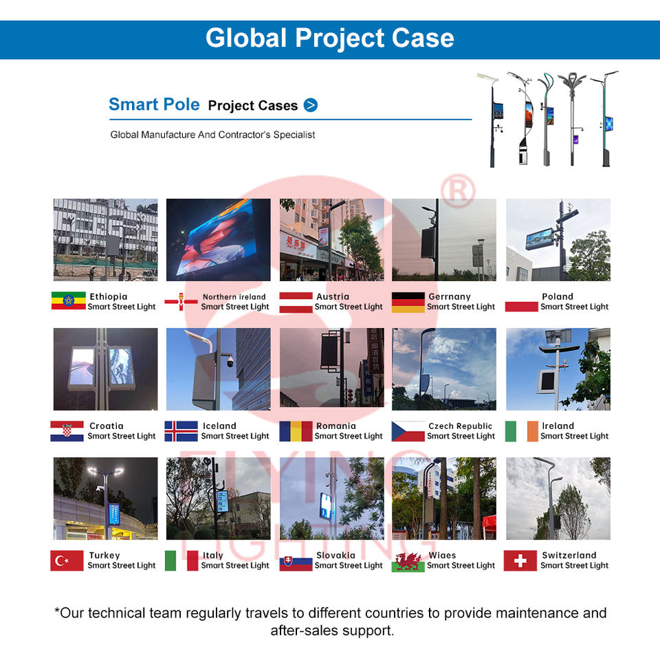 Smart Pole Street Light Intelligent Iot Based 5g Wifi Cctv Light Smart ...