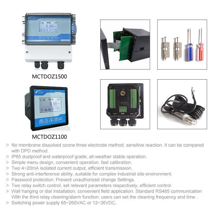 Industrial Ozone Generator Ozone Analyzer in WaterDissolved Ozone Meter ...