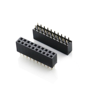 2.54mm Female Header Dual Row Connector - Gold Plated PCB