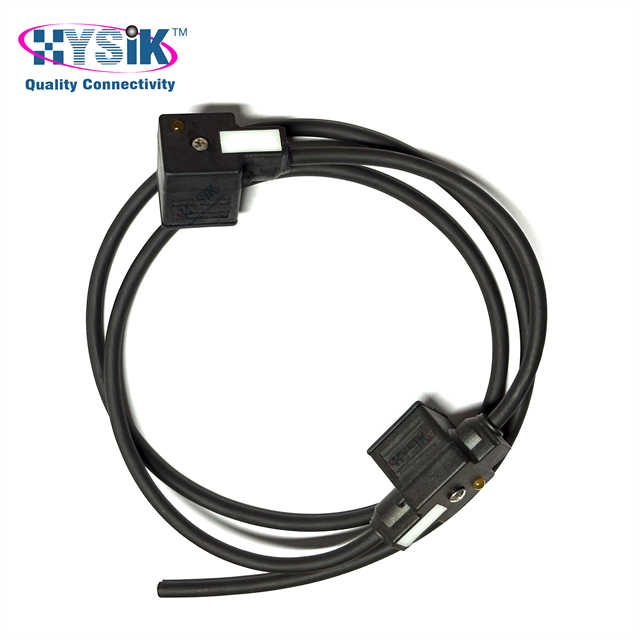 Industrial Double-Headed Solenoid Cable with LED and Diode Type a to ...