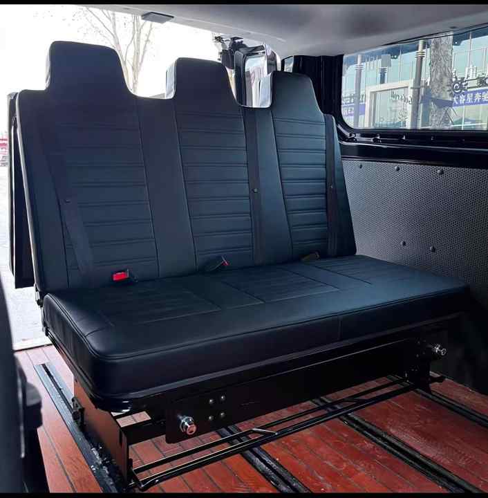 Custom-Built Rear Triple Folding Bed Seat for VW T5 T6 RV Parts ...