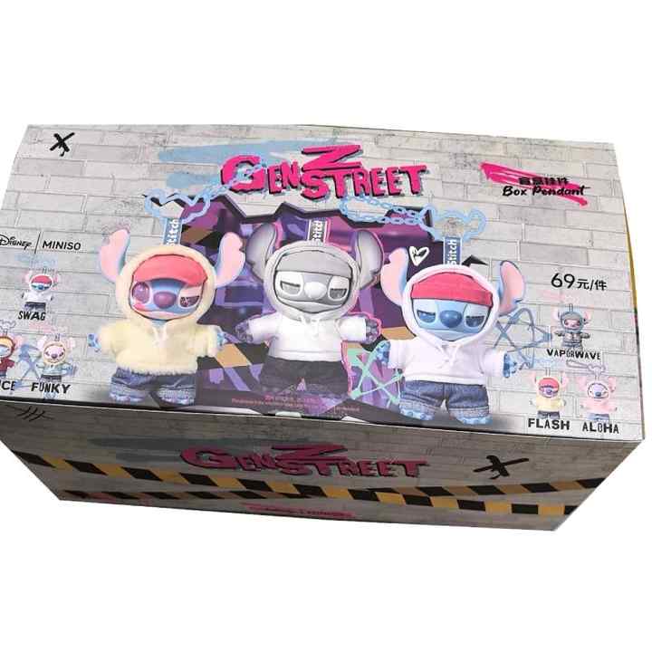 Genuine Dis Ney Stitch Gen Z Street Series Blind Box Figure Cute Stitch Vinyl Doll Mystery Box ...