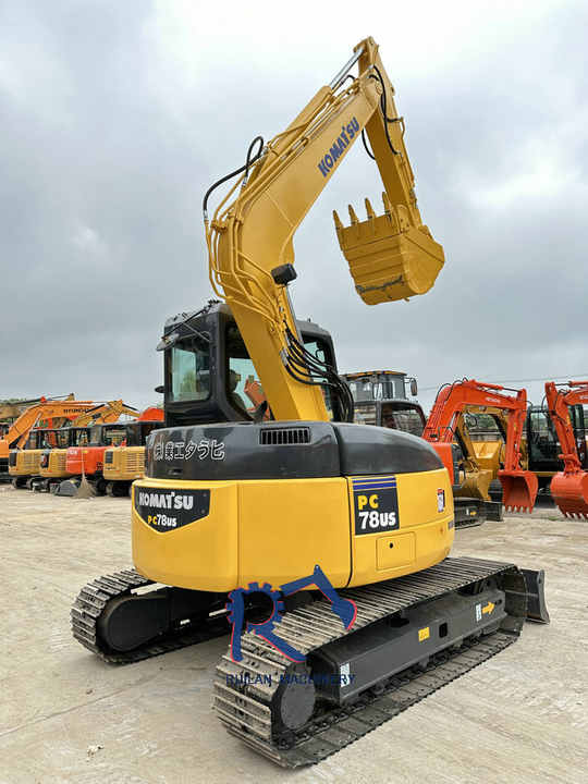 Japan Original Komatsu PC78 Mini Excavator 7.8ton Construction ...