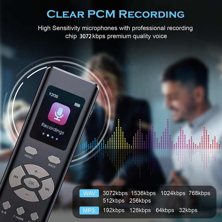 30 hours Loop Recording Portable Digital Voice Recorder Pen 8G 16G ...