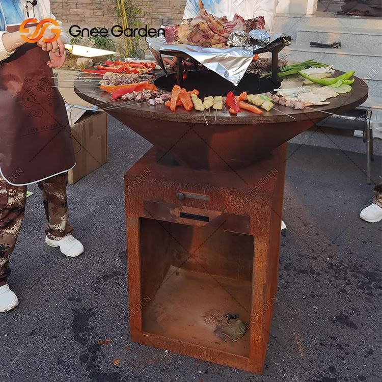 Outdoor Kitchen Bbq Corten Bbq Corten Steel Bbq Grilll| Alibaba.com