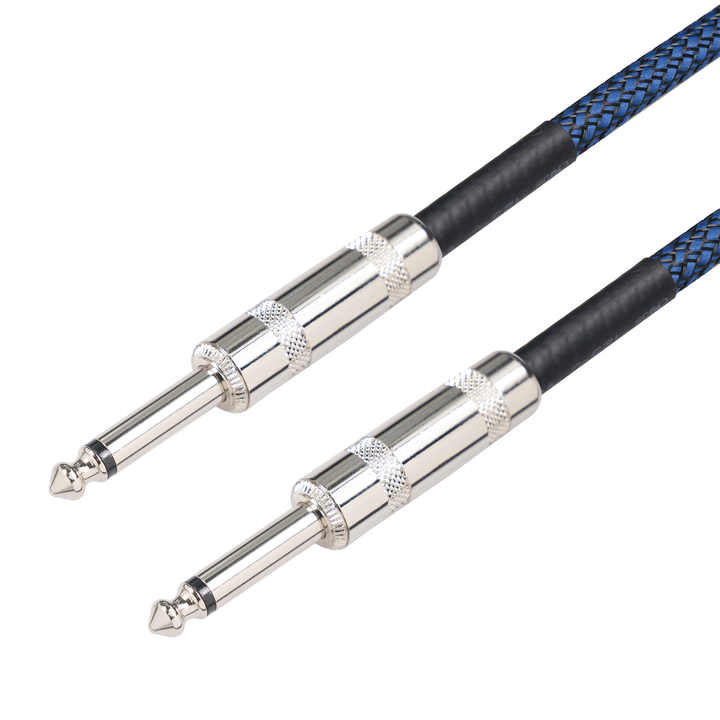 22AWG metal plug thick audio cable Pure copper large 2-pole 6.35 male ...