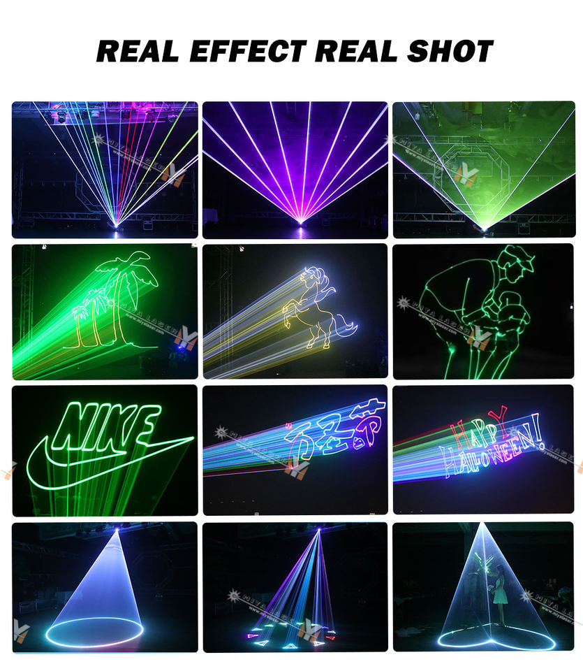 3W RGB Laser Light - Perfect for Stage and Event Lighting