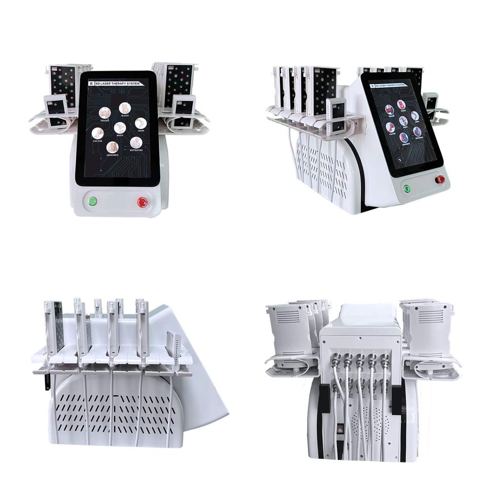 Portable 6D Lipolaser Machine Pads Lipolysis Red Light Cavitation Body ...