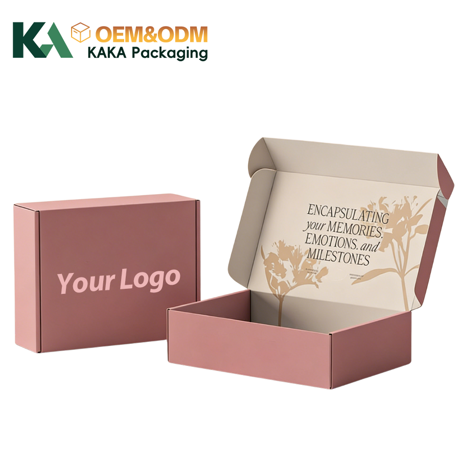 Kaka Customized Ready Stock Pink Sex Toy Packing Carton Kraft Corrugated Cardboard Packaging