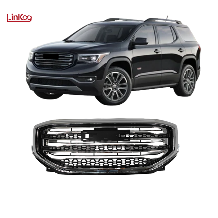 Linkoo ABS Front Grille 84378392-PFM for GMC Acadia SLT 2017 2018 2019 ...