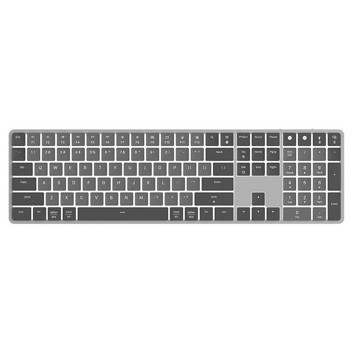 White Backlit Outemu Red Switch Low Profile Gaming Keyboard ...