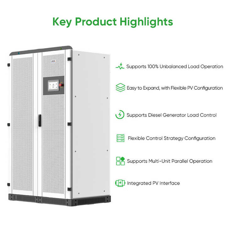 Megarevo Mps Microgrid Hybrid Inverter 50kw 250kw 500kw 3 Phase Pure ...