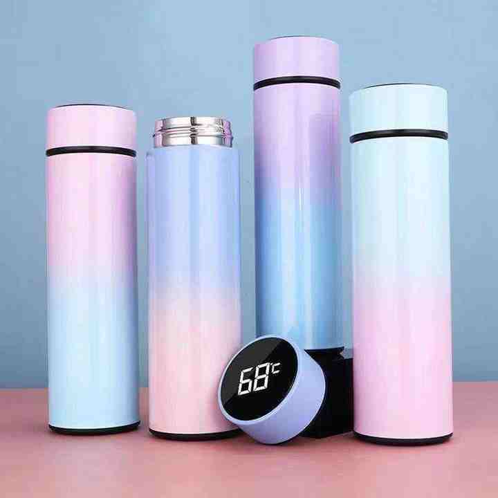 Wholesale 500ml Led Temperature Thermos Bottle Stainless Steel Water ...