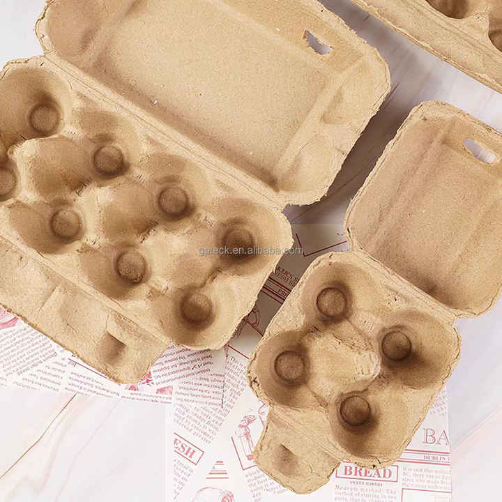 Eco-Friendly Biodegradable Egg Tray Pulp Fiber Paper Packaging Cover ...
