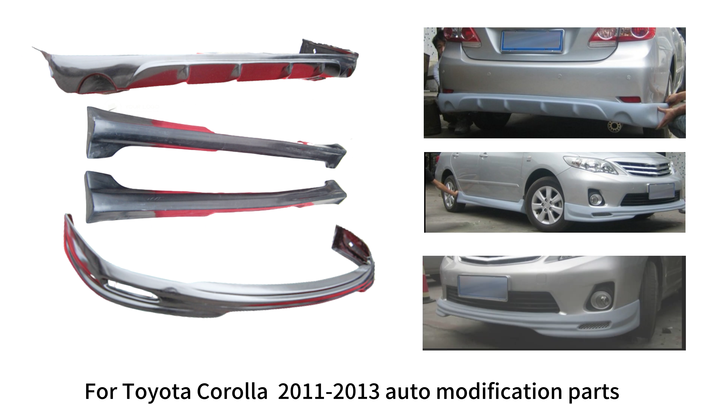 Auto Accessories PP Wide Body Kit for Toyota Corolla 2011-2013