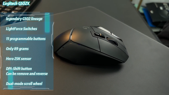 Logitech G502 X Plus Wireless Gaming Mouse G502 X LIGHTSPEED Wireless ...