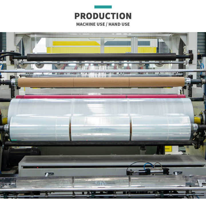 Machine Wrapping Film 50cm Wide Stretch Wrap Film PE Transparent ...