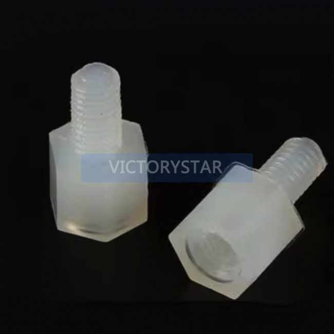 Nylon Pillar Hexagonal Double Pass M3 5 6 8 10 12 15 20 25 30 35 40 45 ...