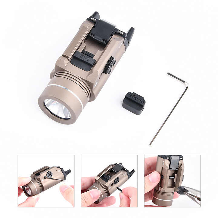 Aluminum TLR-1 Hanging Flashlight Stream Light with Strong LED Lighting ...