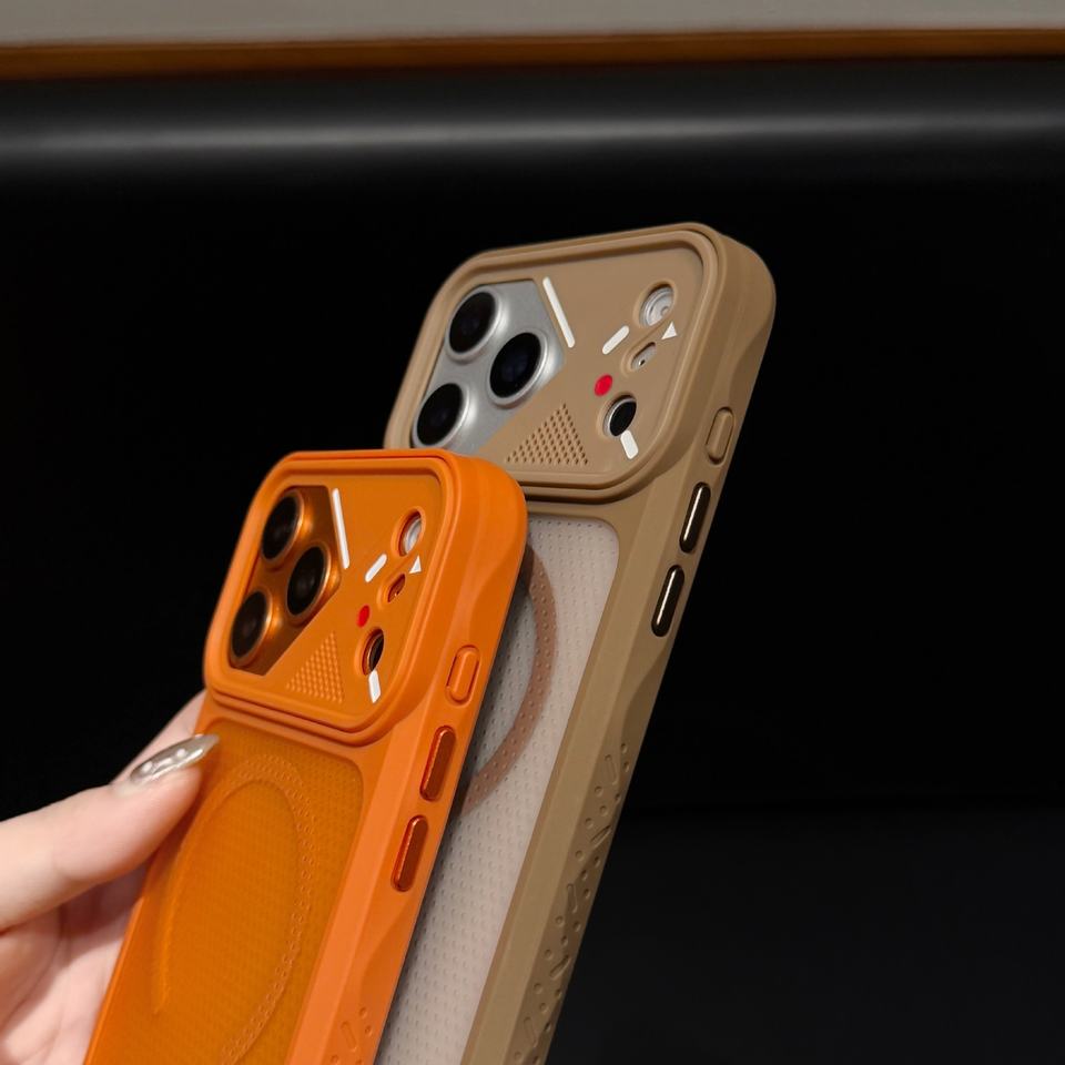 Fashion Mesh armor Design Magnetic Skin-Feel Shockproof Protective ...