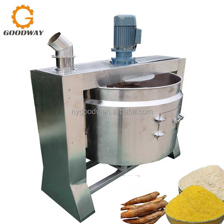 Electric/gas/diesel Cassava Gari Roasting Machine for Garri Processing Plant