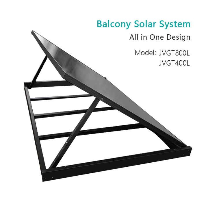 Balcony Micro Inverter Solar System 800W Plug and Play with Full Black ...