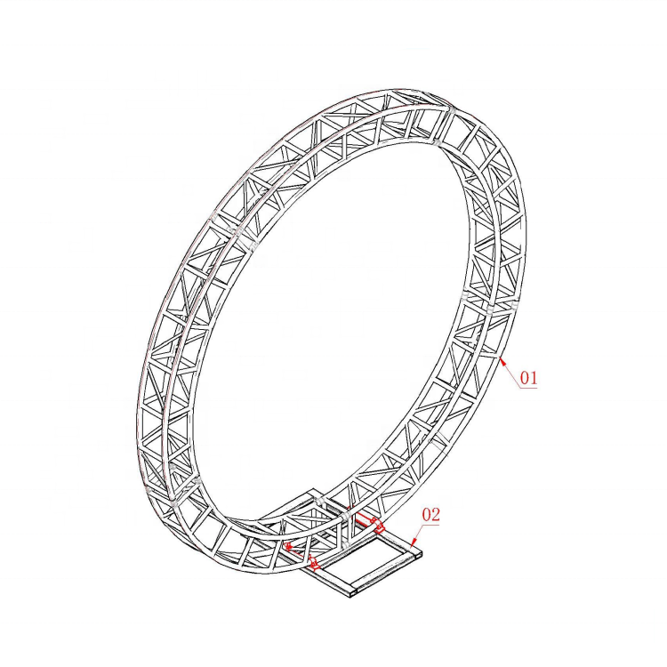 Structural Roofing Curved Roof Truss Circle Truss Structure Arch Truss ...