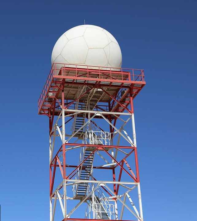 Steel Angles Meteorological Radar Tower for Telecommunication ...