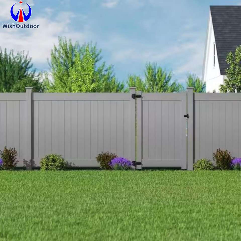 Aluminum Alloy Privacy Fence Full Slats Rot Proof Waterproof Powder ...