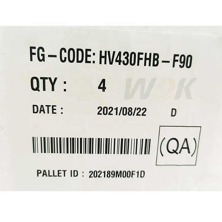 BOE Display TV TCL 43 Inch CD TV Open Cell Panel Spare Part