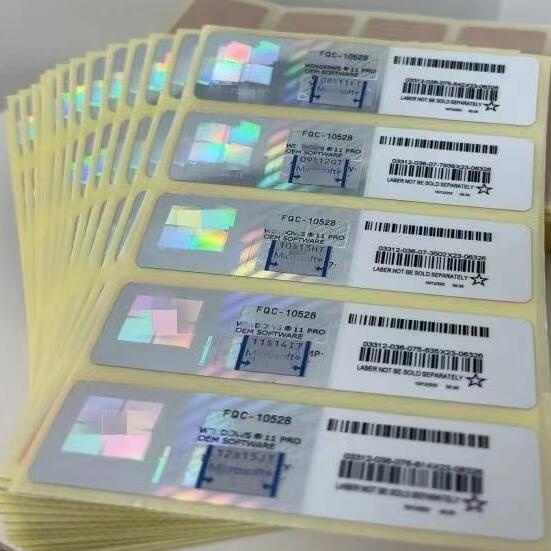 Genuine Win 11 Pro OEM Sticker Win 11 Pro COA Sticker Win 11 ...