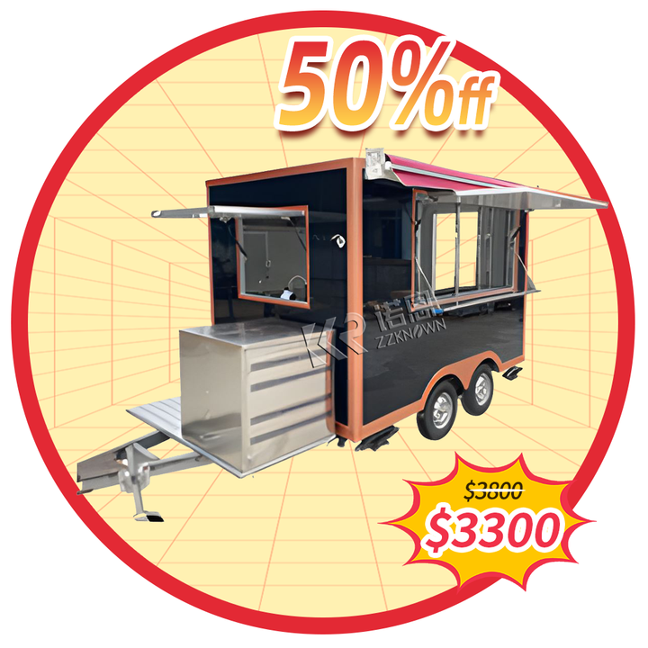 Mobile Food Coffee Cart Ice Cream Trailer Dot Concession Food Trailer ...